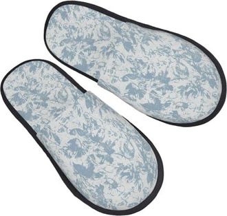Generic Classiques Pantoufles &agrave; Hiver Fleur botanique abstraite Chausson Maison Antid&eacute;rapant Chaussons dint&eacute;rieur pour Maison Hiver Femme L