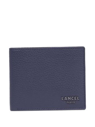 Lancel portefeuille Côme 5CC en cuir - Bleu