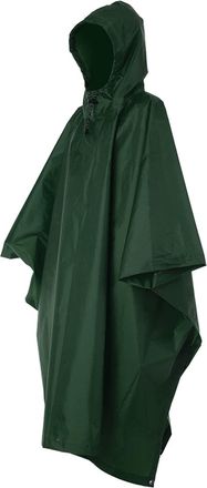Tomshoo Regenponcho Regenjacke Unisex, 3 in 1 Mehrzweck Regenmantel Camping Zelt und Decke mit Aufbewahrungstasche, L&auml;ngere Krempe Regencape Wasserdicht f&uuml;r C