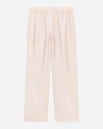 Arket Hose Aus Seidentwill -Beige