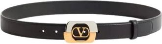 Valentino Garavani Homme, Accessoires, Noir, Taille: 100 CM VLogo Signature Belt 30 mm