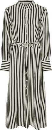 Vero Moda Damen Yaskaya Ls Long Shirt Dress S. Noos, Birch, 42 EU