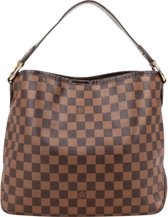 Louis Vuitton Crossbody Bags - Louis Vuitton Monogram Damier Ebene Delightful PM - Gr. unisize - in Braun - f&uuml;r Damen