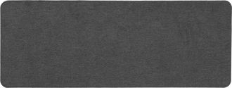 Douceur d'Intérieur Simeo Teppich, rechteckig (45 x 120 cm), Anthrazit, einfarbiges Gewebe