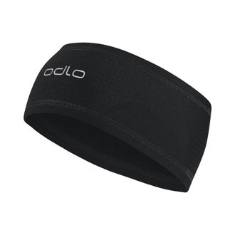 Odlo Unisex Polyknit Warm Reflective Headband Laufbekleidung Stirnband Black - Schwarz