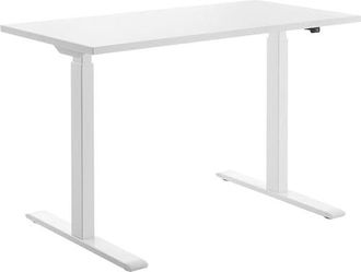 Topstar Topstar höhenverstellbarer Schreibtisch E-Table Holz 120x60 weiß/weiß