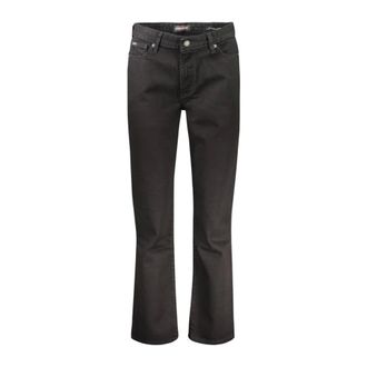 Guess Femme, Jeans, Noir, Taille: W29 L32 Jeans et pantalons en coton noir &agrave; jambe droite