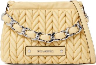 Karl Lagerfeld Femme, Sacs, Beige, Taille: ONE Size Wave S Puffer Bag