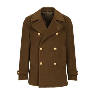 Tagliatore Zweireihiger Wollblazer - - Jackets - Herren - Gr&uuml;n - XL