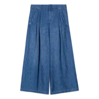 Max Mara Femme, Jeans, Bleu, Taille: 38 FR Smmnastro Jean Large