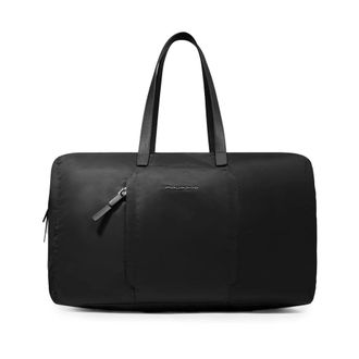 Piquadro Femme, Sacs, Noir, Taille: ONE Size Lyra Duffel Bag