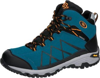 Brütting Unisex Kansas High Traillaufschuhe, Petrol/schwarz/orange, 42 EU