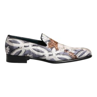 Dolce & Gabbana Floral Tapestry Embroidery Loafer Schuhe - - Shoes - Herren - Mehrfarbig - 44 EU