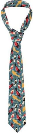 Generic Cravate DAffaires Poissons Koi Color&eacute;s, Style Abstrait Moderne Classique Tie Fine Cravate Pour F&ecirc;te Accessoires &Eacute;v&eacute;nements