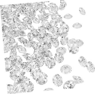 BESPORTBLE 500 St&uuml;ck Acryl Diamanten Tischdeko Hochzeit Vase F&uuml;ller Transparent Mehrgr&ouml;&szlig;ig Strasssteine f&uuml;r Hochzeitsfeier und Partydeko