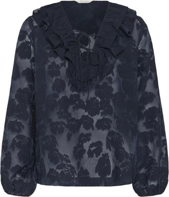 Part Two Femme, Blouses et Chemises, Bleu, Taille: 46 FR Blouse