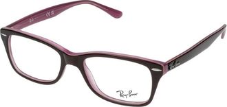 Ray-Ban unisex, Accessoires, Brun, Taille: 50 MM Lunettes
