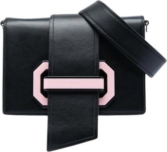 Prada Pre-owned Plex Ribbon Shoulder Bag - - Pre-owned - Damen - Schwarzk - ONE SIZE