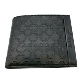 Ferragamo Portefeuille bi-fold Pre-owned - Homme - Pre-owned - Noir - Taille: ONE Size