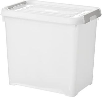 Curver Candy Plus Box 9 l weiße Clips - 100% recycelt