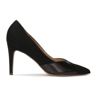 Kazar Schwarze Wildleder- und glatte Lederschuhe - - Shoes - Damen - Schwarzk - 39 EU