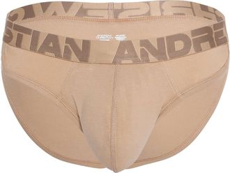 Andrew Christian M&auml;nner Slip Unterw&auml;sche - Retro Brief w/Show-IT Khaki - 1x Gr&ouml;&szlig;e XL