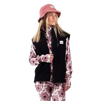 Eivy Gilet Lumberjackie Sherpa Polaire, Noir, XS Femme