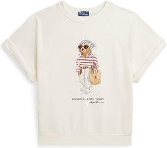 Polo Ralph Lauren Pull &agrave; motif encoton m&eacute;lang&eacute;