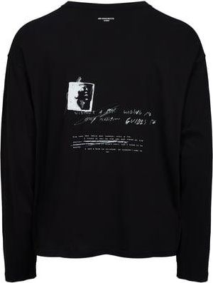 Ann Demeulemeester T-shirt Emil Relax &agrave; manches longues en coton