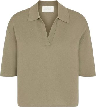 Juvia Femme, Pulls, Vert, Taille: 36 FR Cashmere Blend Polo