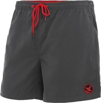 Ladeheid Short de Bain Homme, Séchage Rapide avec Doublure en Filet, Maillot de Bain Homme Piscine, Poches Latérales et Arrière, Taille Élastique avec Cordon L