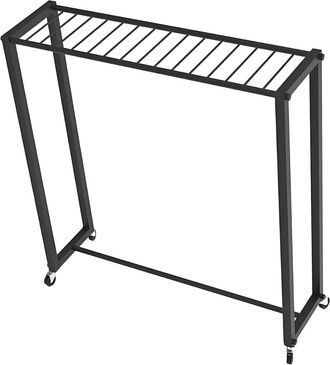 Generic Badmintonschl&auml;gerhalter, Standbarer Badmintonschl&auml;ger-Pr&auml;sentationsst&auml;nder Mit Rollen for 15 Schl&auml;ger