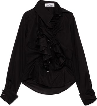 Vivienne Westwood Wizard Hemd mit R&uuml;schen - Schwarz