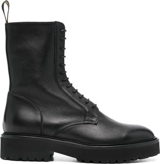 Doucal's Schnürstiefel im Military-Look - Schwarz