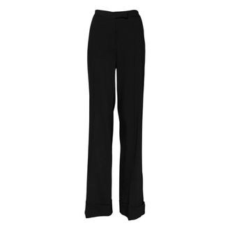 Dolce & Gabbana Femme, Pantalons, Noir, Taille: 36 FR Pantalon &Eacute;vas&eacute;