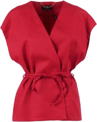Clips Femme, Vestes, Rouge, Taille: 46 FR Blouses
