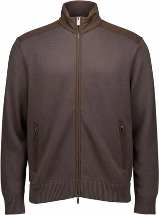 Paul & Shark Pullover mit durchgehendem Rei&szlig;verschluss - - Knitwear - Herren - Braun - XL
