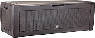 Prosperplast Gartenbaul 310 Liter Boxe in Schokoladenfarbe 119 x 48 x 60 cm