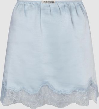 Love Stories Jupe Courte Pine Light Blue