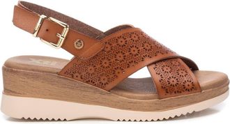 Xti Sandalen Damen Kamel - Bequeme und vielseitige Schuhe - Casual Mode - Modell 14385201 (Größe 36)