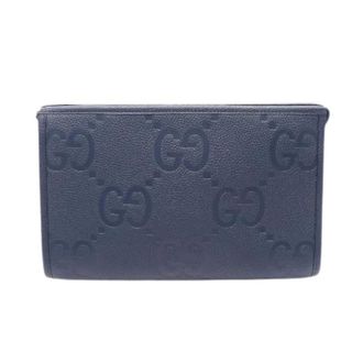 Gucci Pre-owned Jumbo GG Leather Clutch Bag - Homme - Pre-owned - Bleu - Taille: ONE Size
