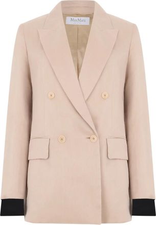 Max Mara Femme, Vestes, Beige, Taille: 38 FR Vestes