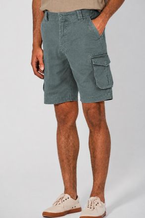 Hempage Hempage Herren vegan Cargo Shorts Titanium