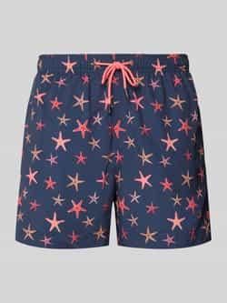 Mc Neal Regular Fit Badeshorts mit Allover-Motiv-Print