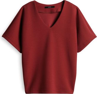 someday Damen Sweatshirt | ULINDE Loose Sweatshirt im Batwing Fit Ruby red, 42