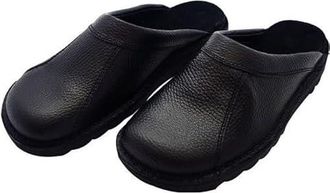 HTC Chaussures clack Routier en Cuir - Mixte - Noir 44