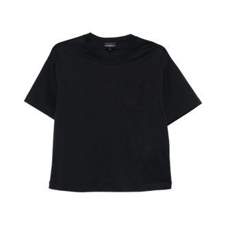 Emporio Armani Femme, Tops, Bleu, Taille: 38 FR Emporio Armani Capsule T-shirts et Polos Bleu