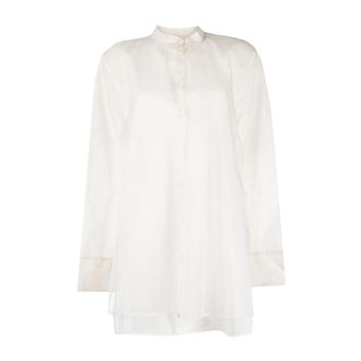 R&oacute;he Doppellagiges Organza-Oberteil - - Blouses & Shirts - Damen - Beige - M