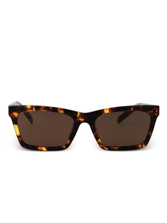 Miu Miu Eyewear Sonnenbrille in Schildpattoptik - Braun