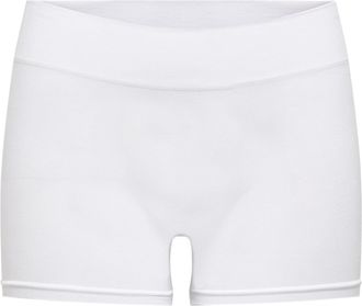 Only Damen Onlvicky Seamless Mini Shorts Noos Hipster Mit Elastischer Taille Für Jugendlichen Komfort, White, x_s